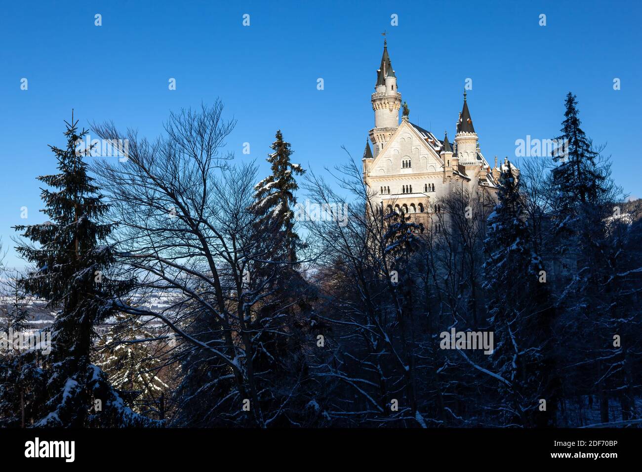 Fairytale Neuschwanstein Castle in Bavarian.Fussen Bavaria, Germany ...