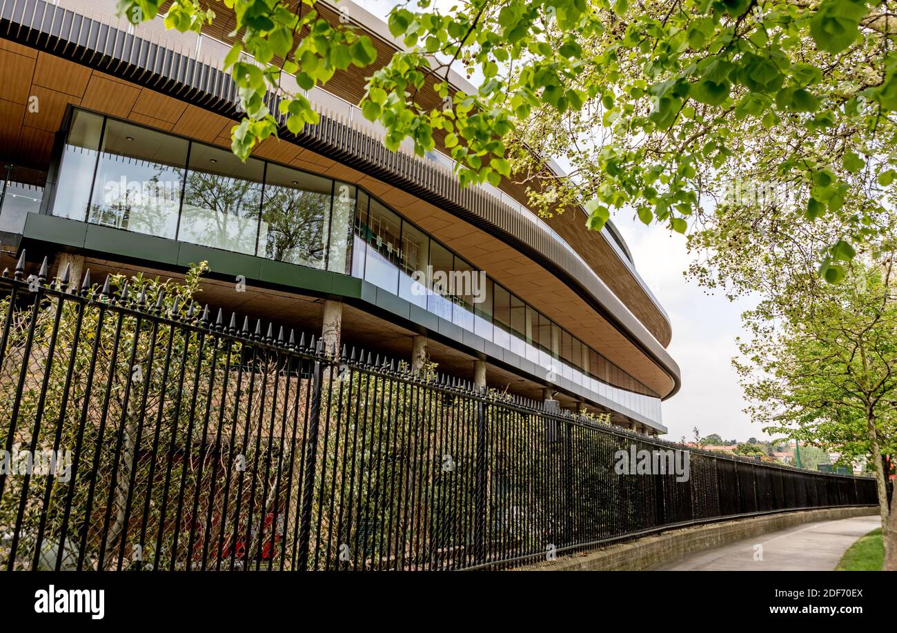 Exterior of The All England Tennis Club Wimbledon London UK Stock Photo ...