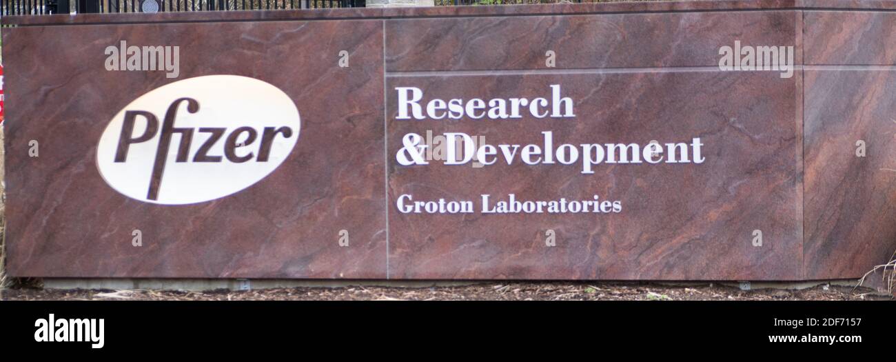 Pfizer's Groton Connecticut's research and development center Stock ...