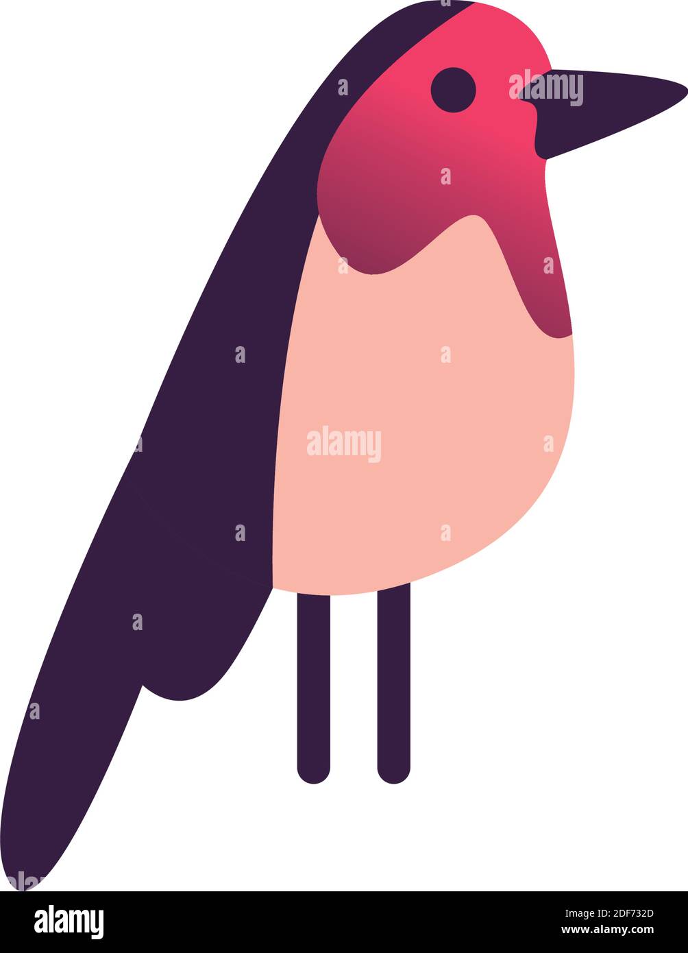 bird abstract icon design, Animal feather predator wildlife fight beak ...