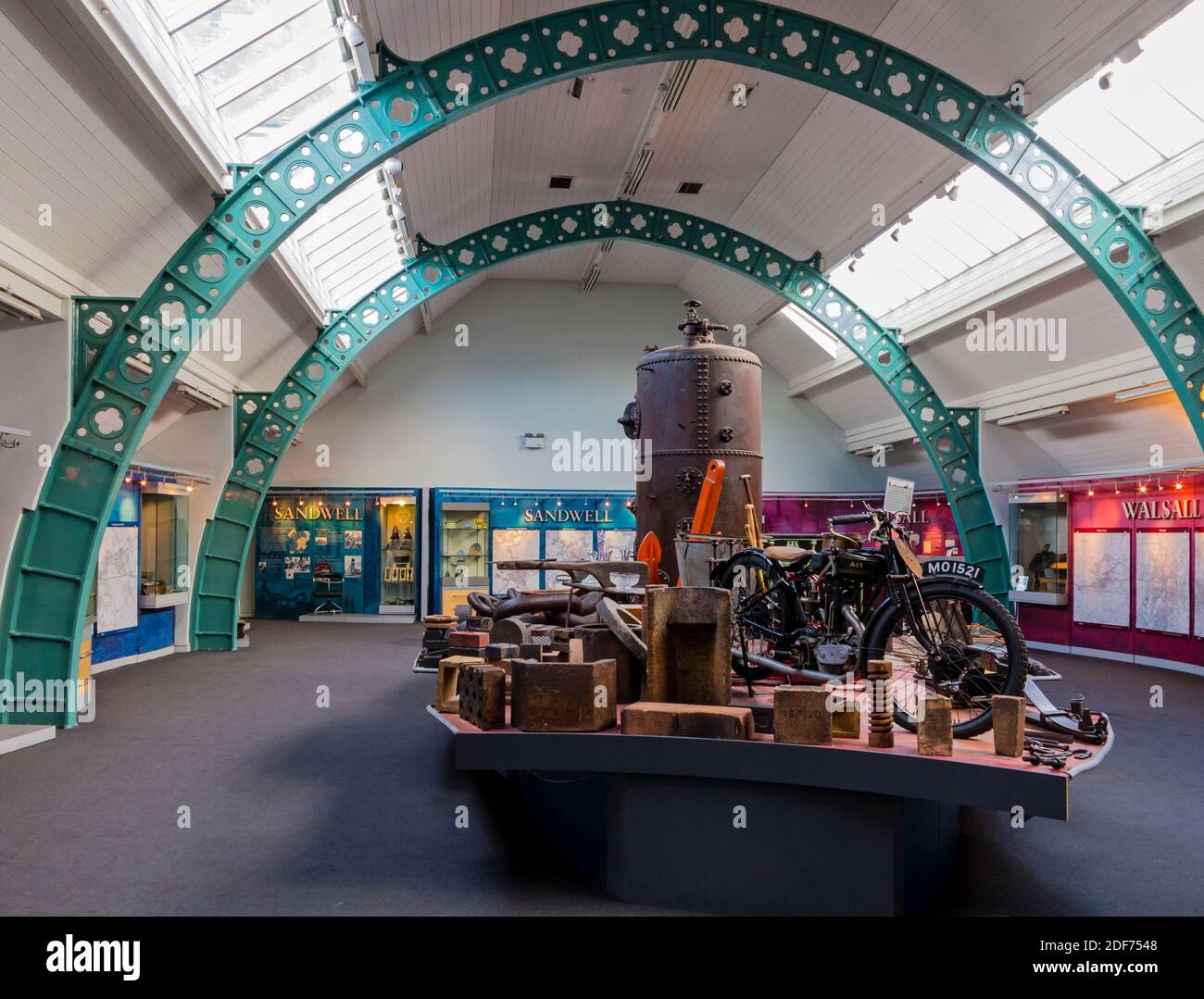 Interior view of the Black Country Living Museum a major tourist ...
