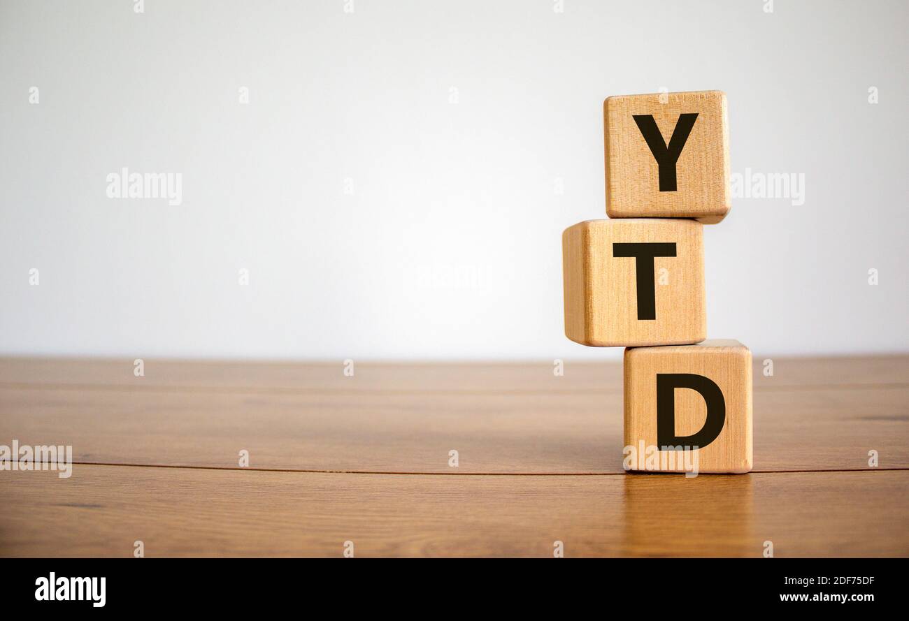 Ytd symbol hi-res stock photography and images - Alamy