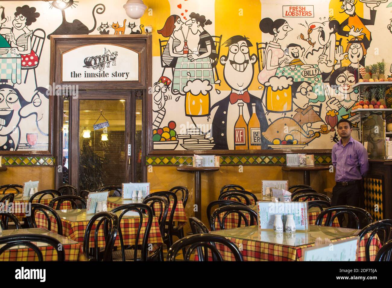 India, Maharashtra, Mumbai, Colaba, Cafe Mondegar Stock Photo - Alamy