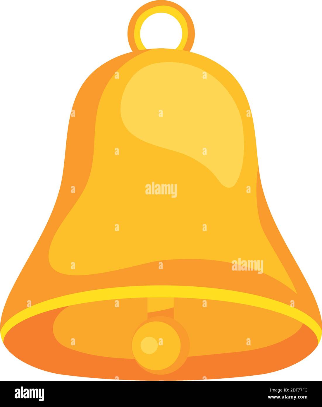 Bell icon design, Ring alert alarm call jingle handbell object theme ...