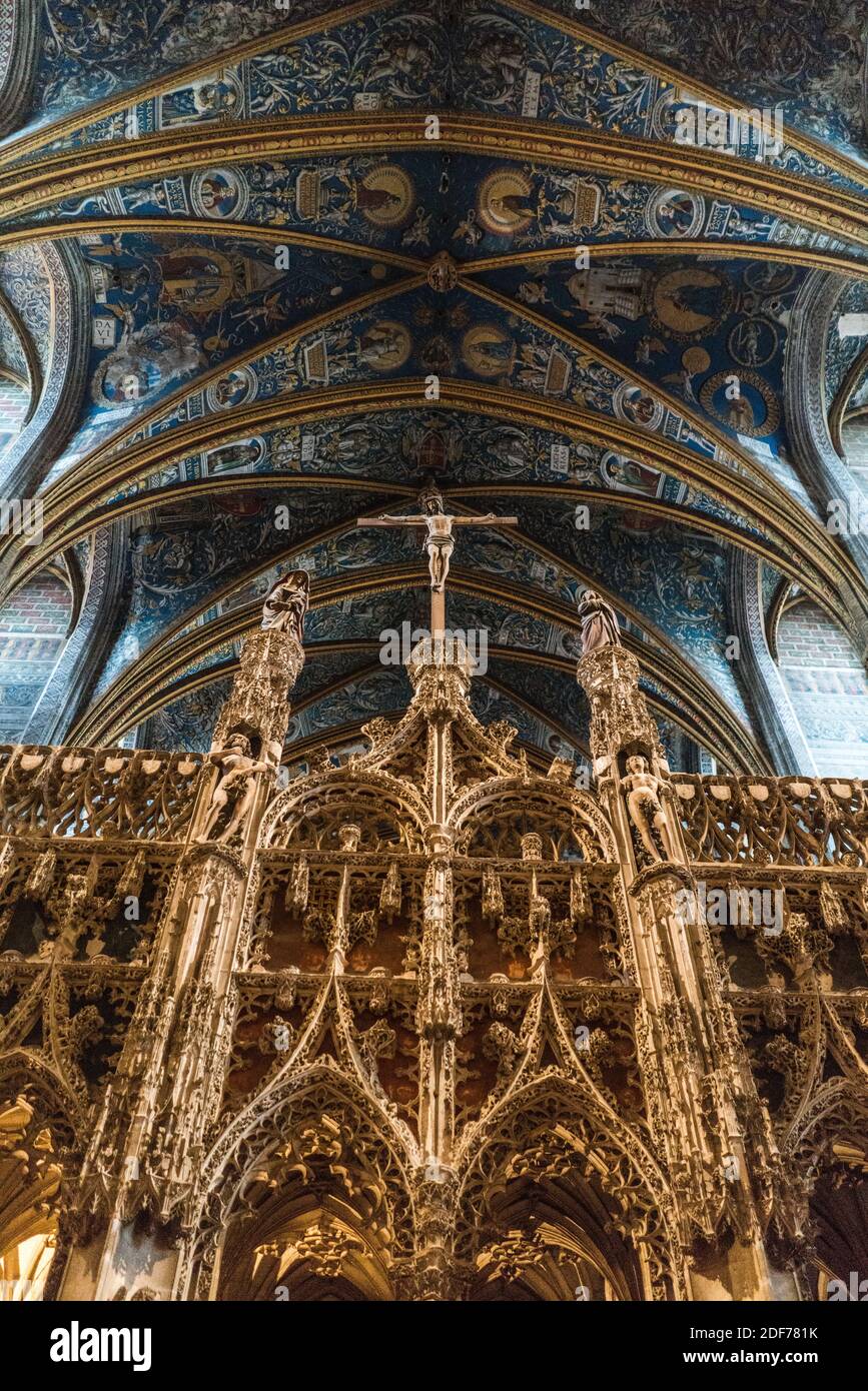 Albi cathedral interior hi-res stock photography and images - Alamy