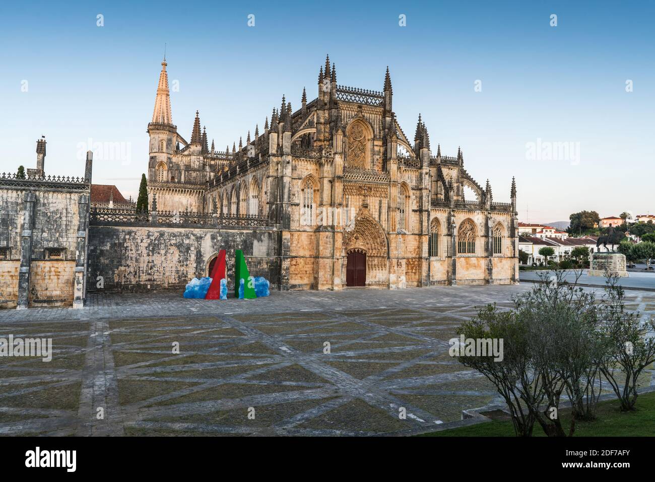 Exterior of the Batalha Monastery, Batalha, Portugal, Europe Stock ...