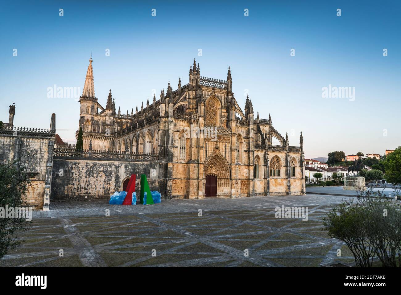 Exterior of the Batalha Monastery, Batalha, Portugal, Europe Stock ...