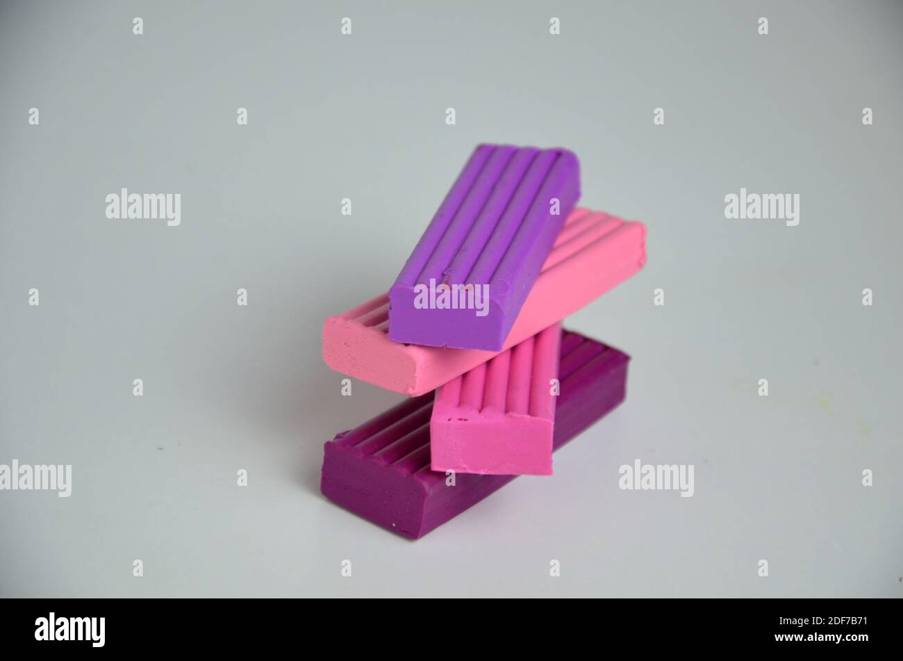 A set of colors of Modeling clay. Modeling and design for children on ...