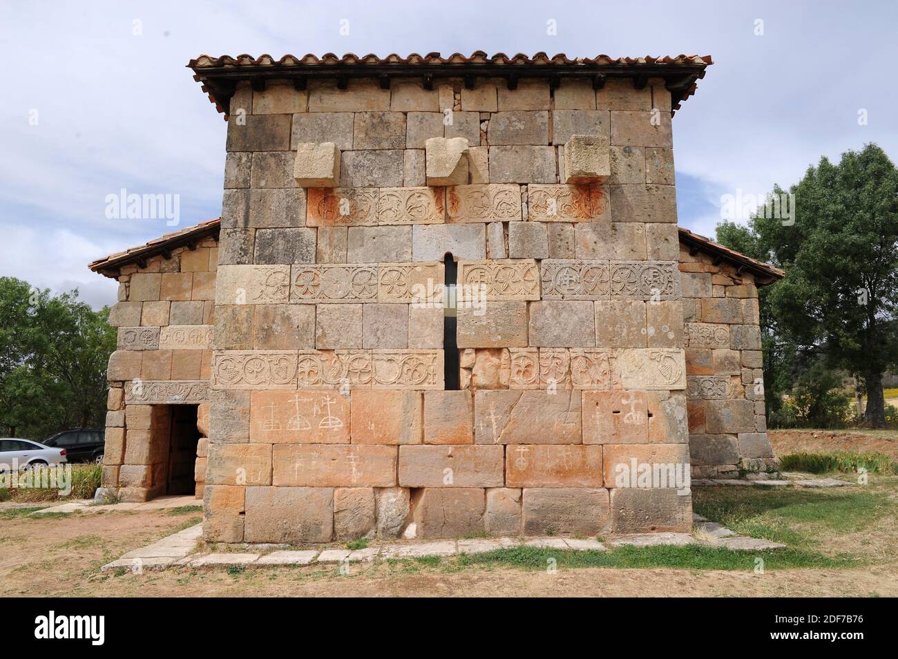 Santa Maria Hermitage, visigothic church 7-8th century. Quintanilla de ...