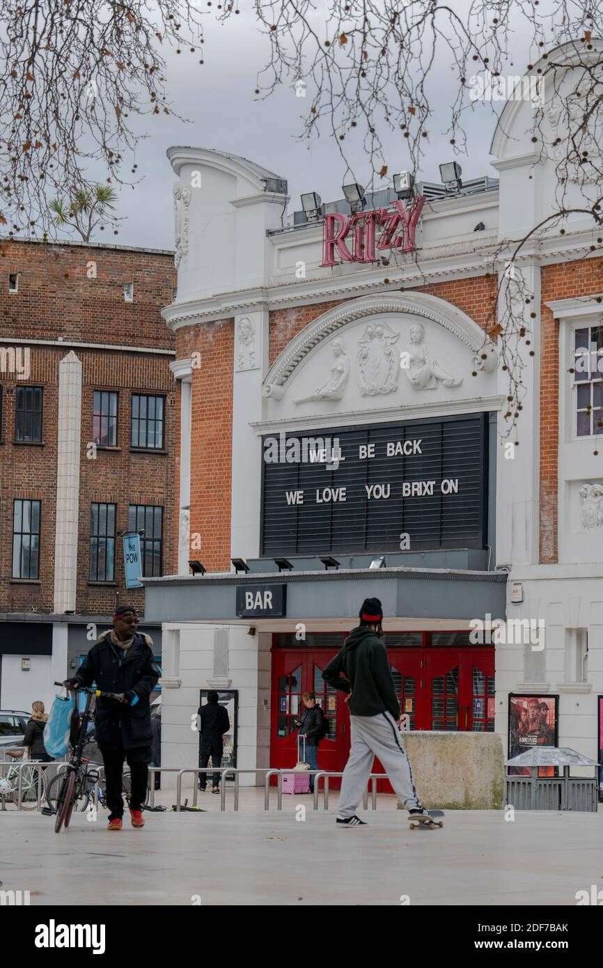 The Ritzy Picturehouse cinema in Brixton on the 21st November 2020 in ...