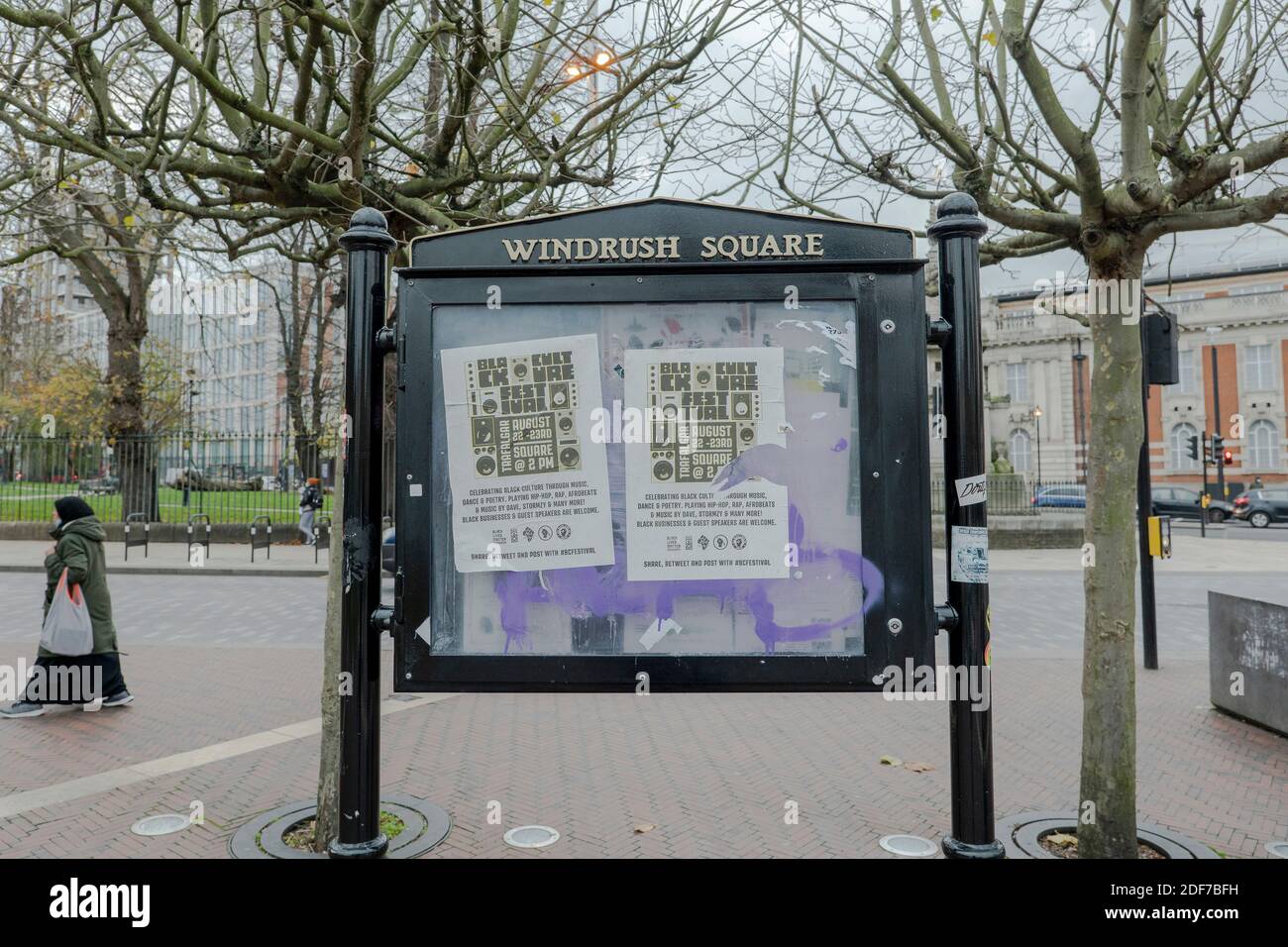Windrush square sign hi-res stock photography and images - Alamy