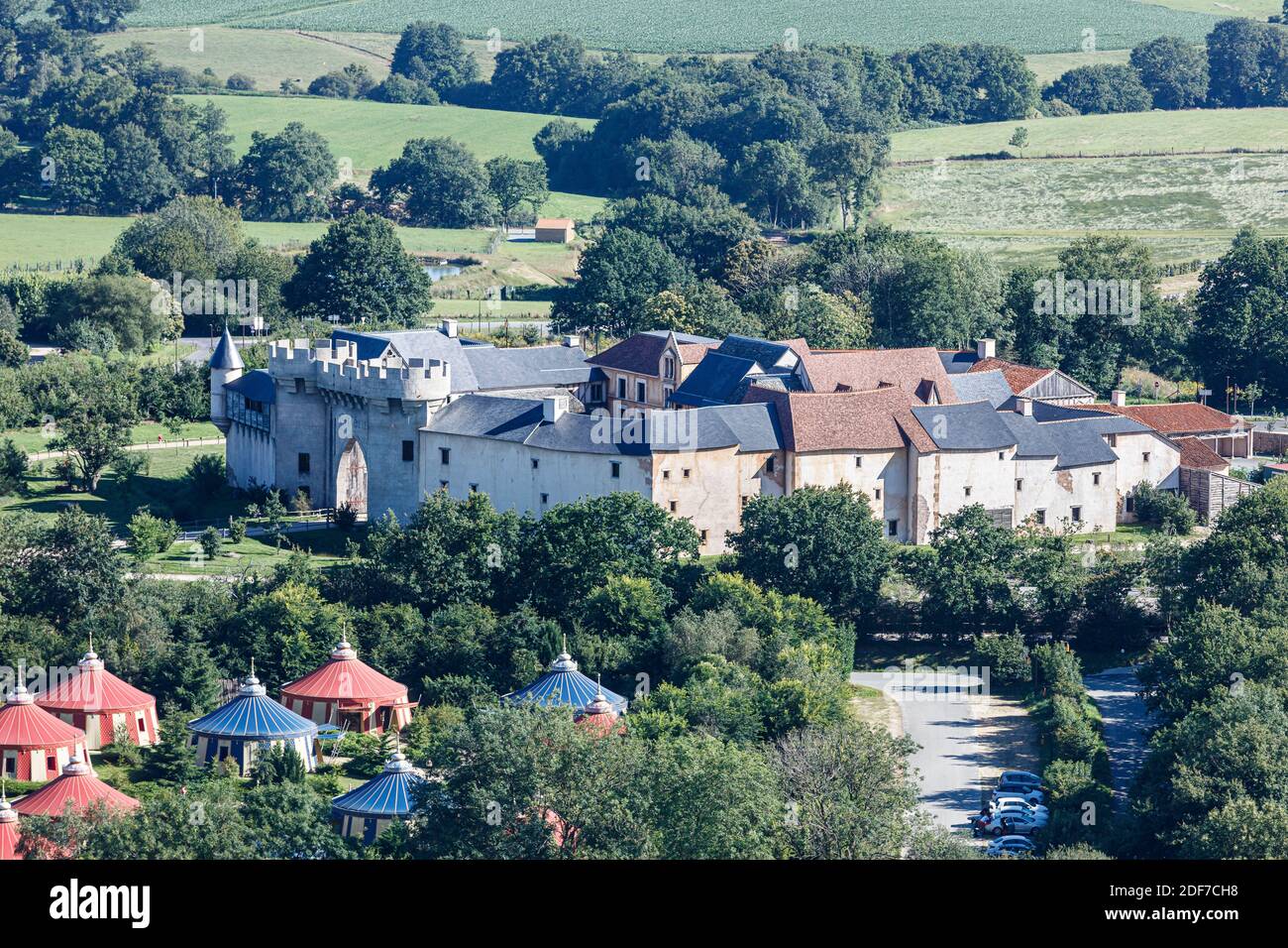 France, Vendee, Les Epesses, Le Puy du Fou historical theme park, hotel ...