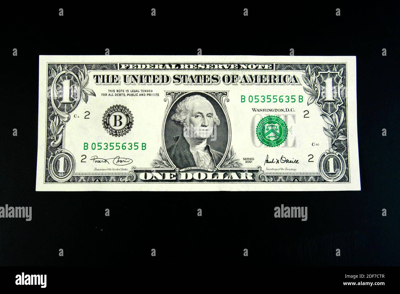 Cash money in the form of United states one dollar bills Stock Photo ...