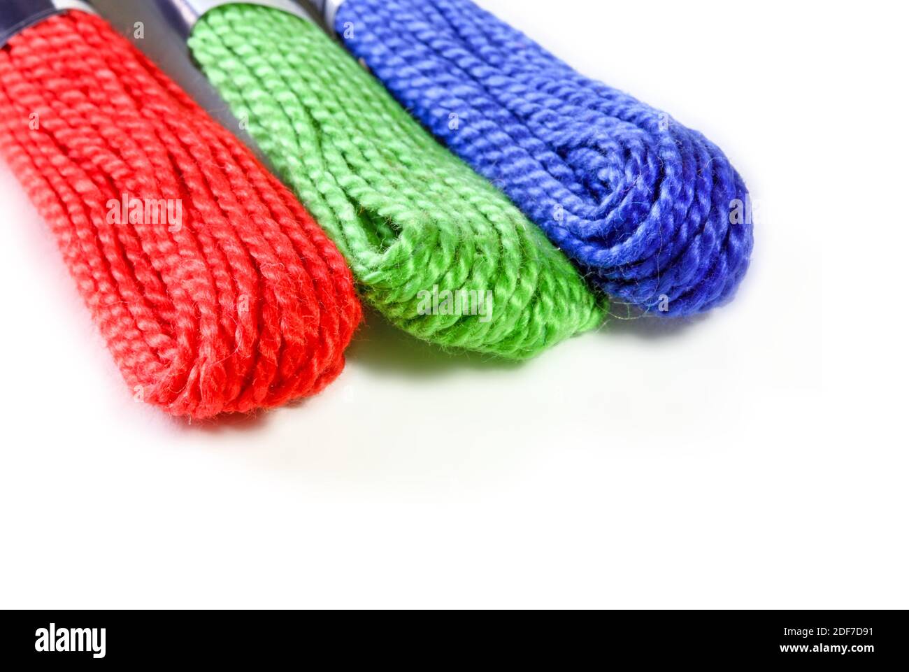 Three blue threads hi-res stock photography and images - Alamy