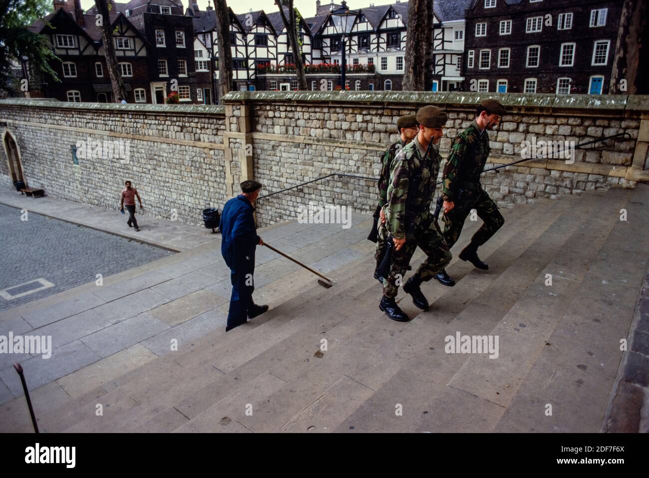 Tower of London, London UK 1986 but scanned in 2020 Behind the scenes ...