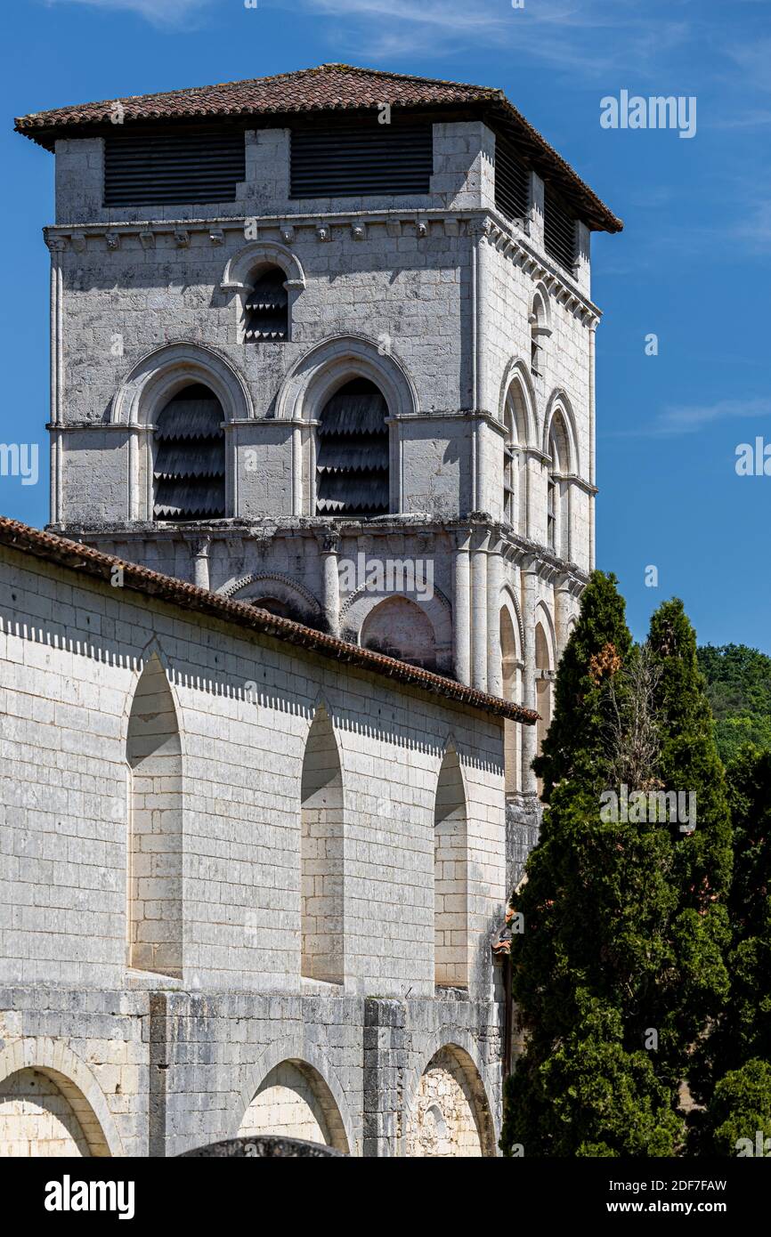 France, Dordogne, White Perigord, Chancelade, Abbey of Chancelade Stock ...