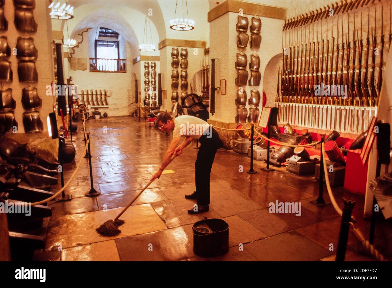 Tower of London, London UK 1986 but scanned in 2020 Behind the scenes ...