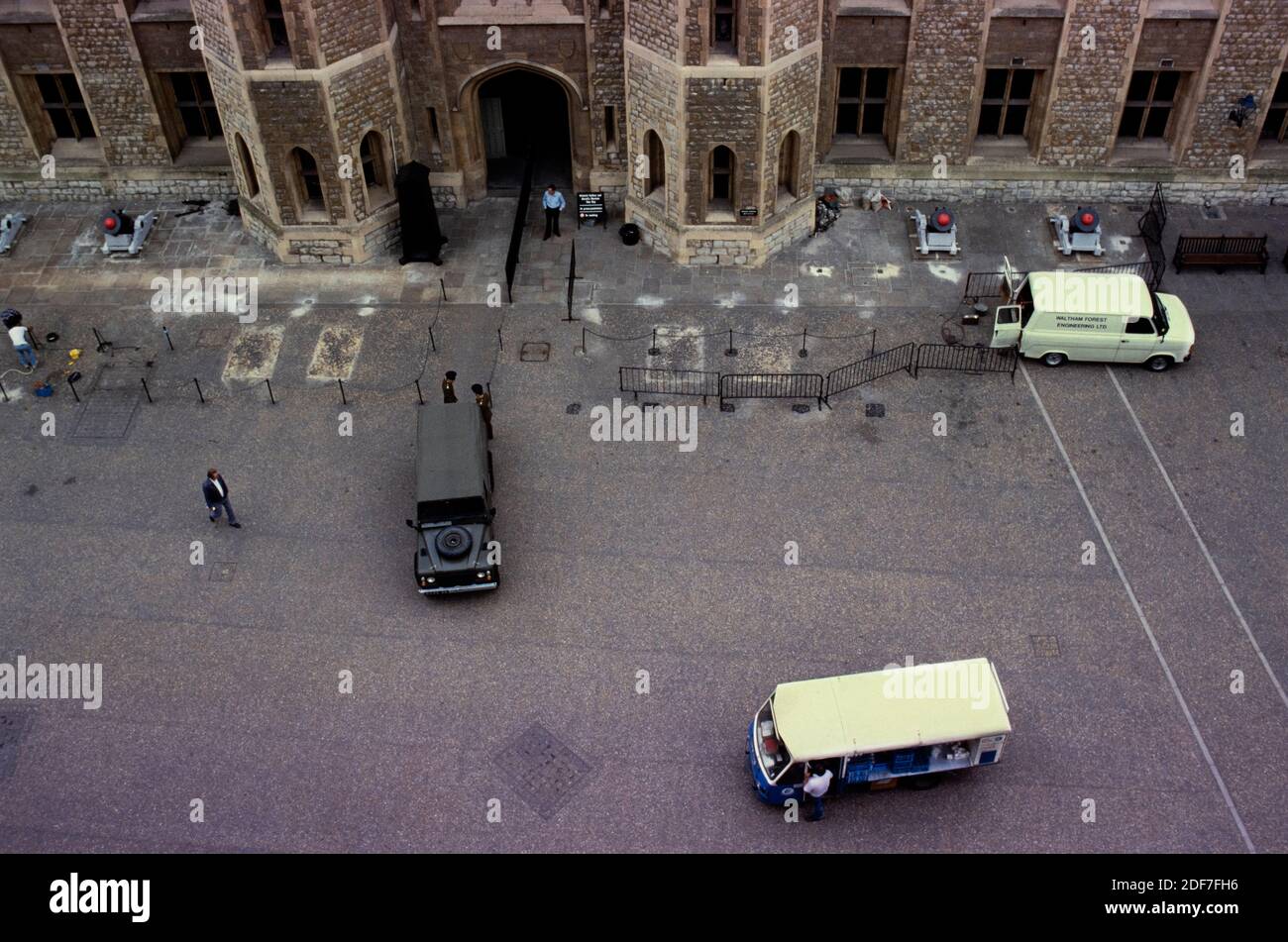 Tower of London, London UK 1986 but scanned in 2020 Behind the scenes ...