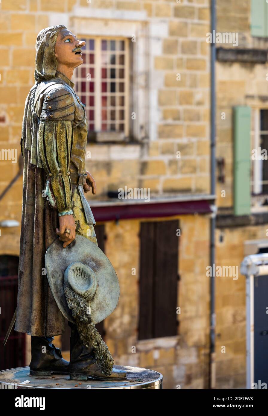 France, Dordogne, Purple Perigord, Bergerac, Town of Bergerac Stock ...