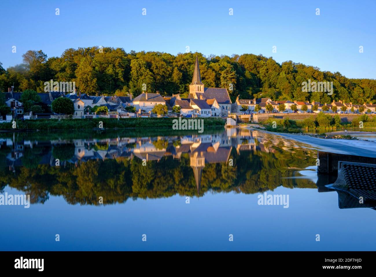 France, Indre et Loire, Loire Valley, on the World Heritage list of ...