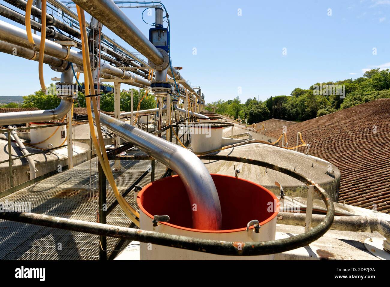 France, Drome, Drome Provencale, Suze la Rousse, La Suzienne Winery ...