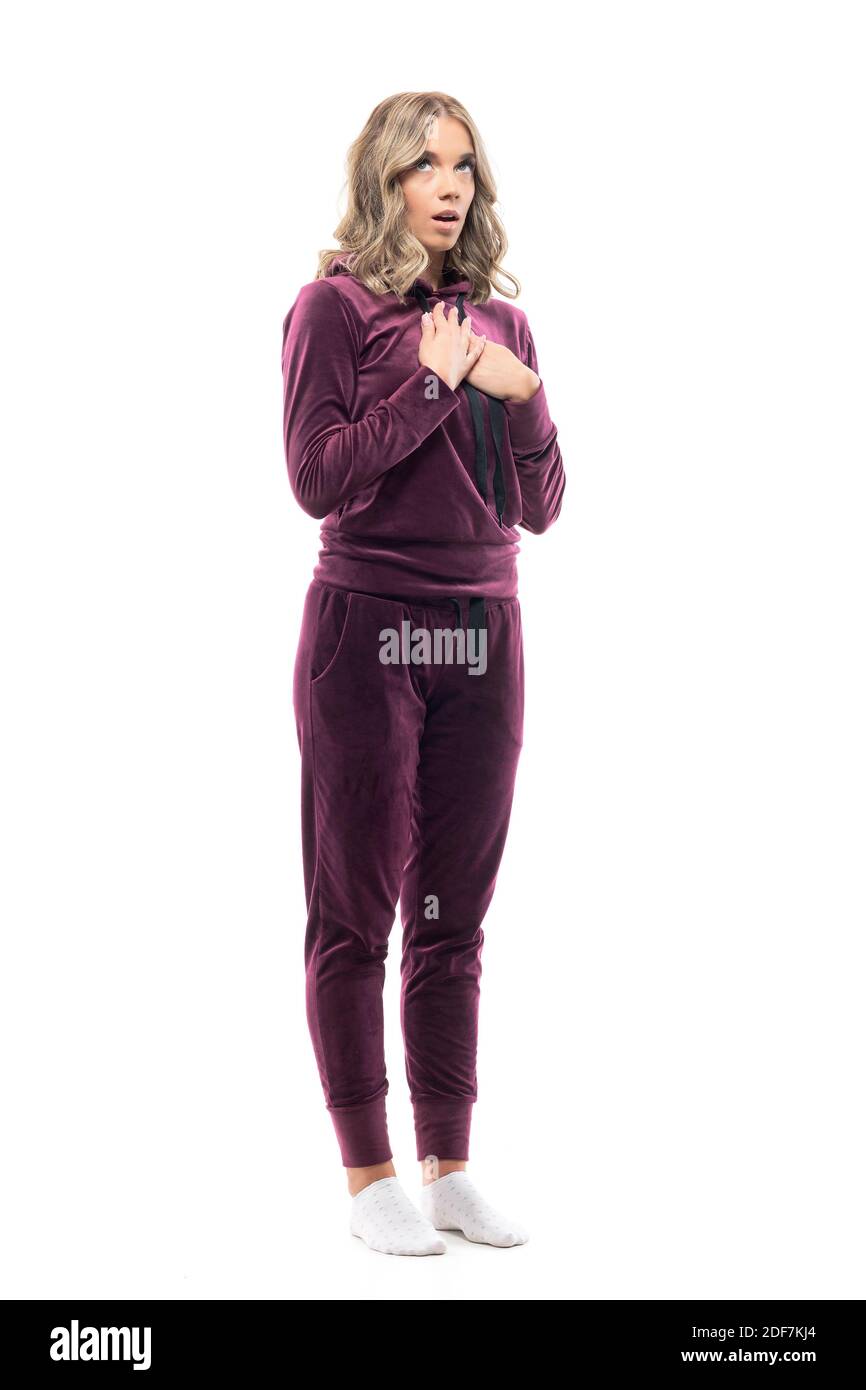 Woman scared full body hi-res stock photography and images - Alamy