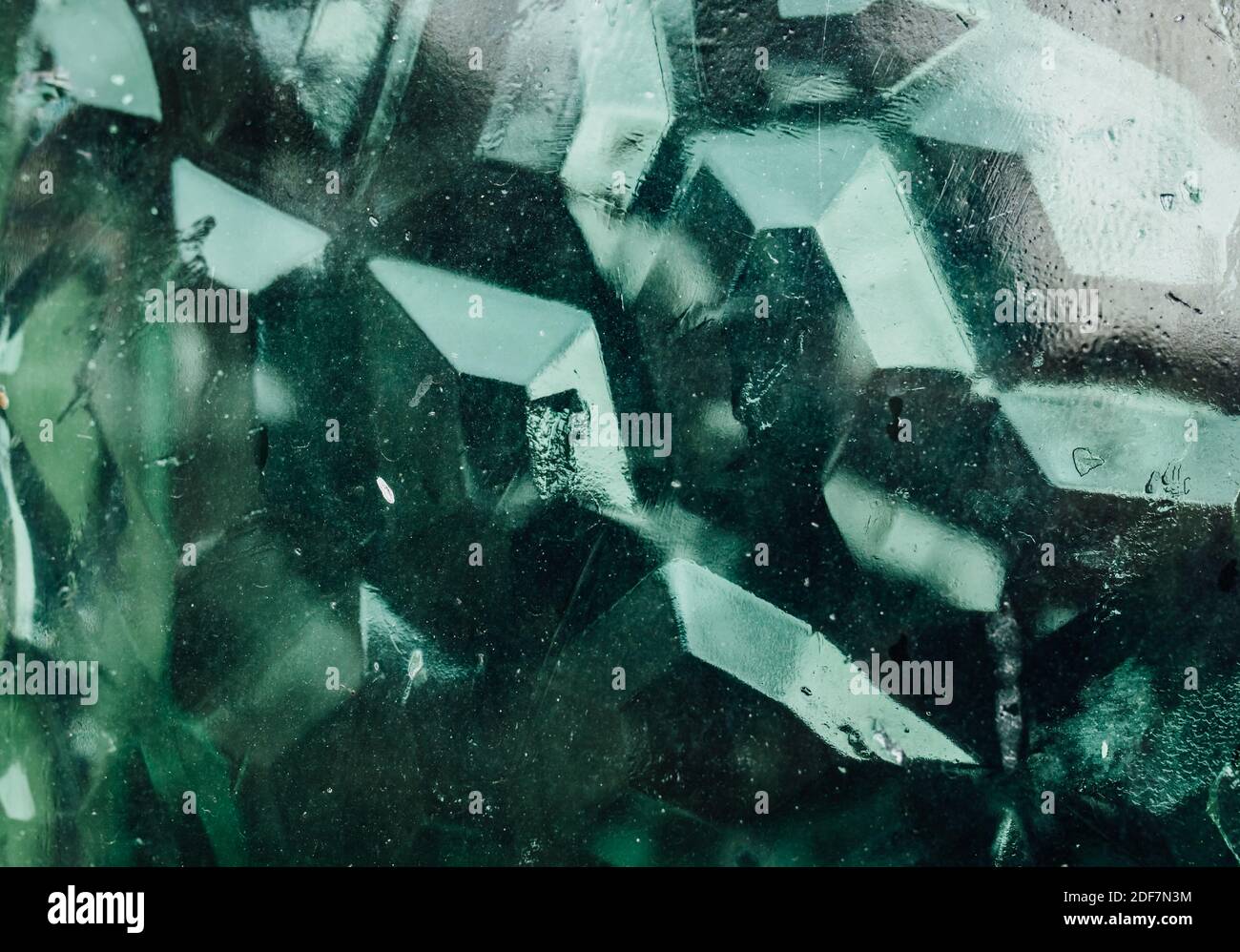 Texture patterns on the glass,green glass,background image Stock Photo ...