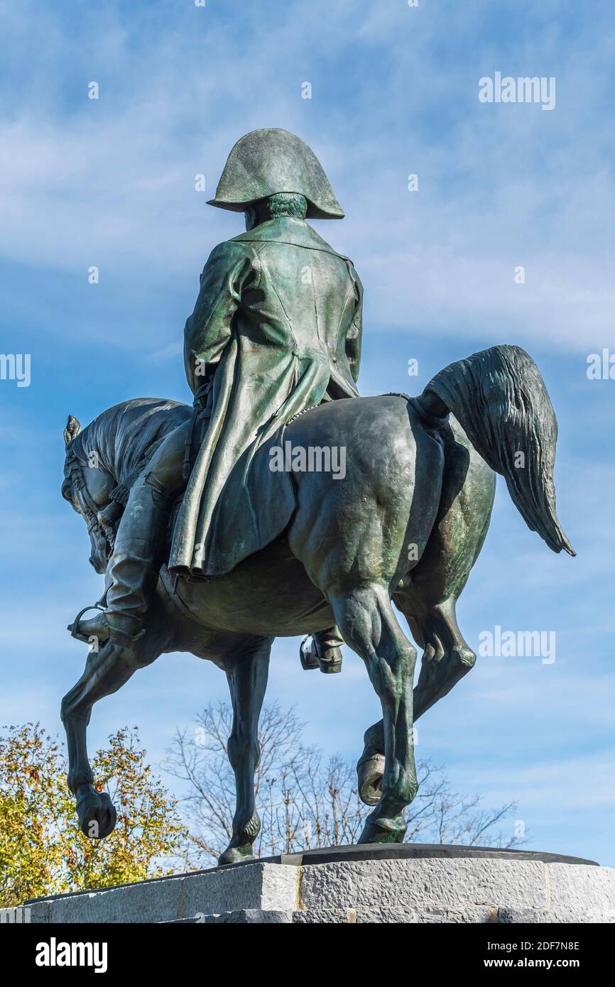 France, Isere, Laffrey along the Route Napoleon RN 85, Prairie de la ...