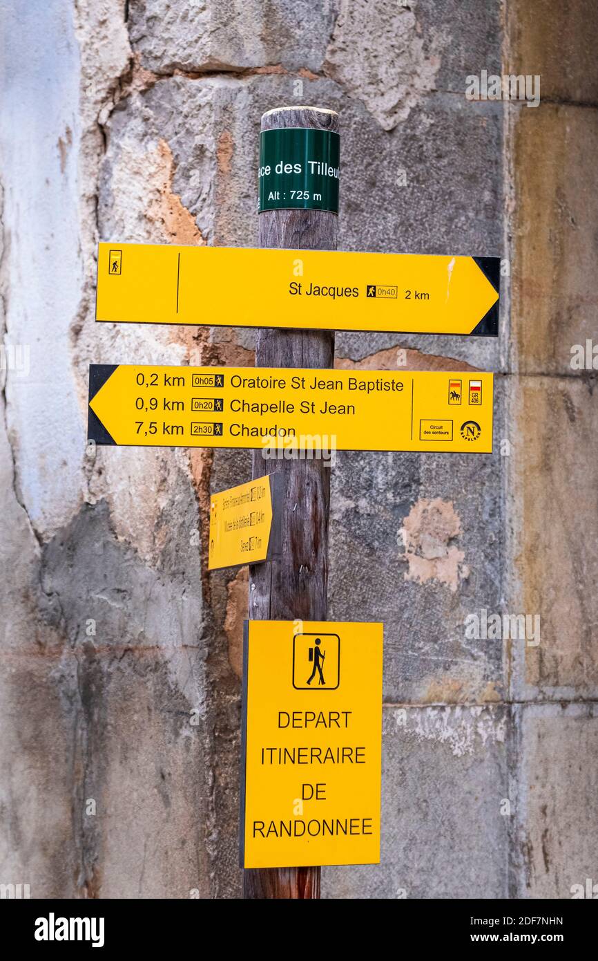 Route napoleon france signpost hi-res stock photography and images - Alamy