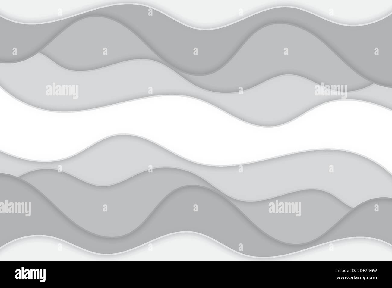 Paper art monochrome abstract template mirage concept black gray and ...