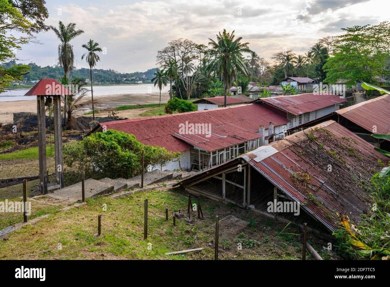 Gabon, moyen Ogou? district, Lambar?n?, Albert Schweitzer old hospital ...