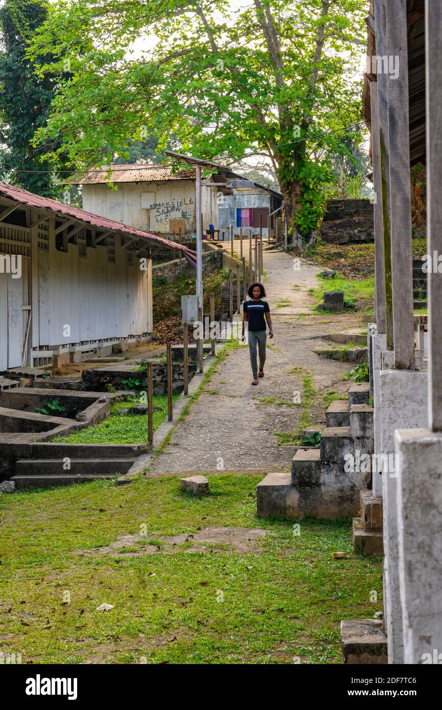 Gabon, moyen Ogou? district, Lambar?n?, Albert Schweitzer old hospital ...