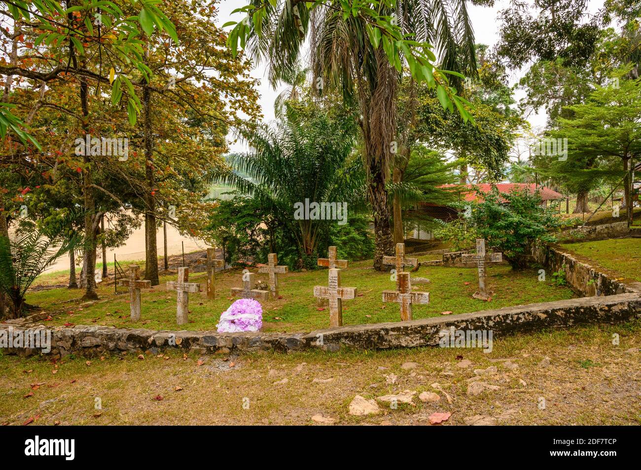 Gabon, moyen Ogou? district, Lambar?n?, Albert Schweitzer hospital ...