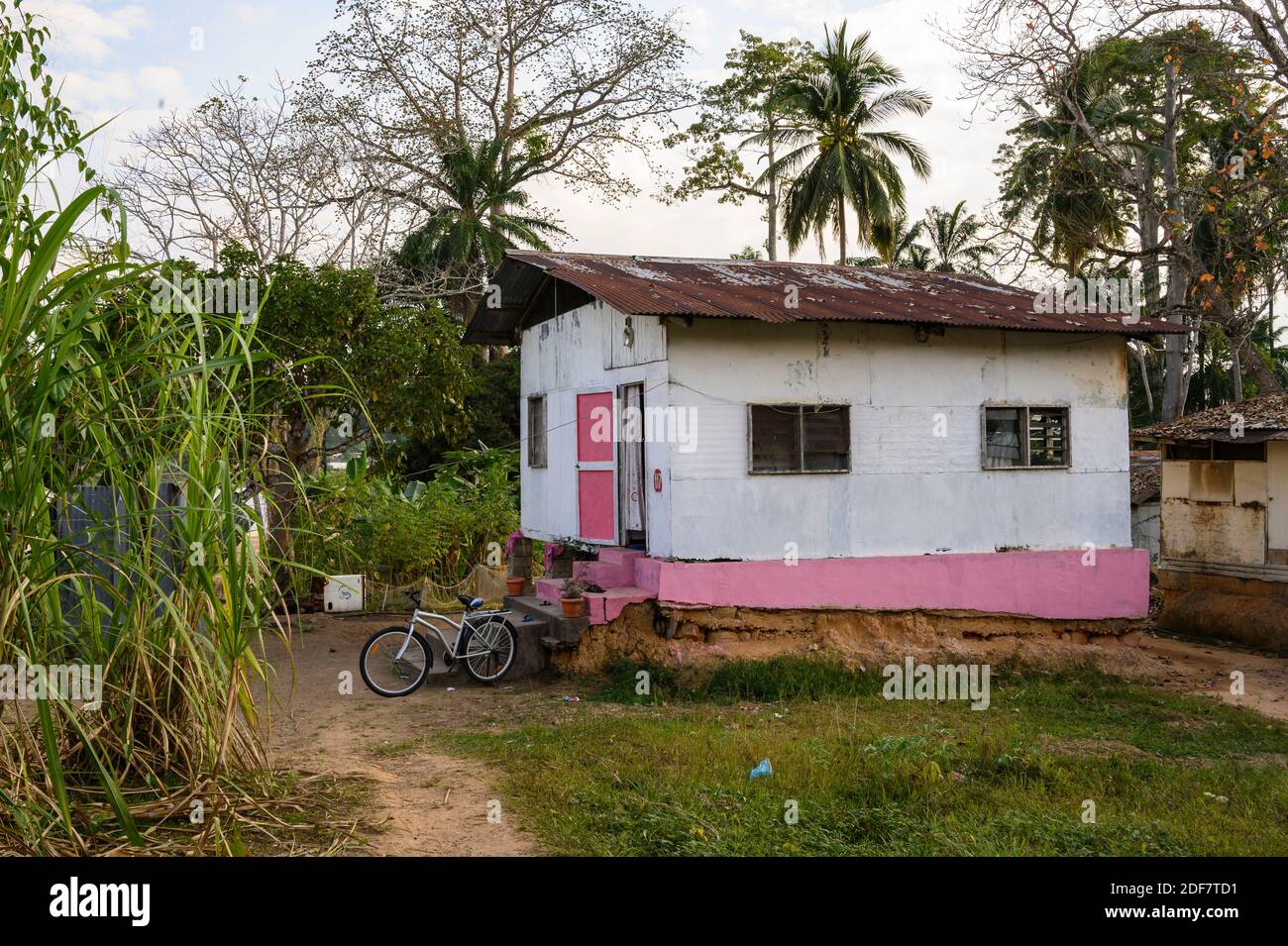 Gabon, moyen Ogou? district, Lambar?n?, Albert Schweitzer old hospital ...