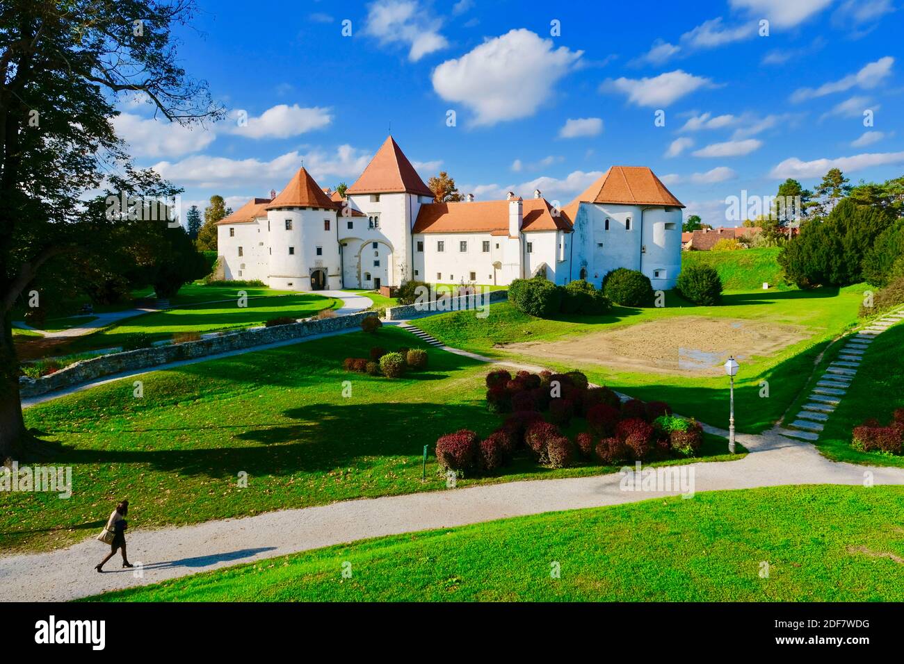 Croatia, Varazdin County, Varazdin, Stari Grad (old town), the castle ...