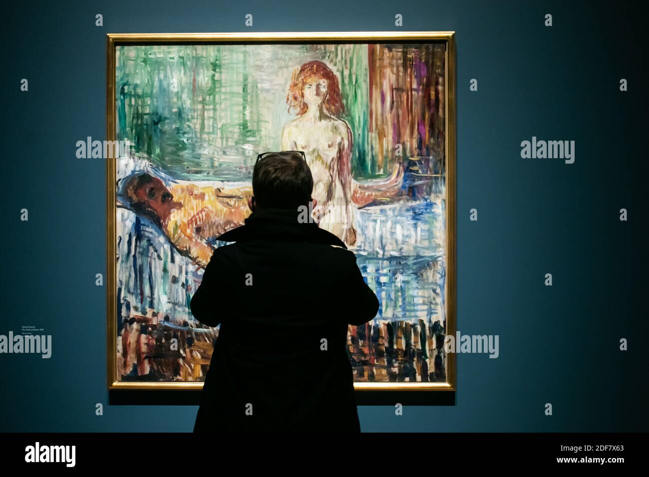 LONDON 3 December 2020.EDVARD MUNCH, The Death of Marat, 1907. A ...