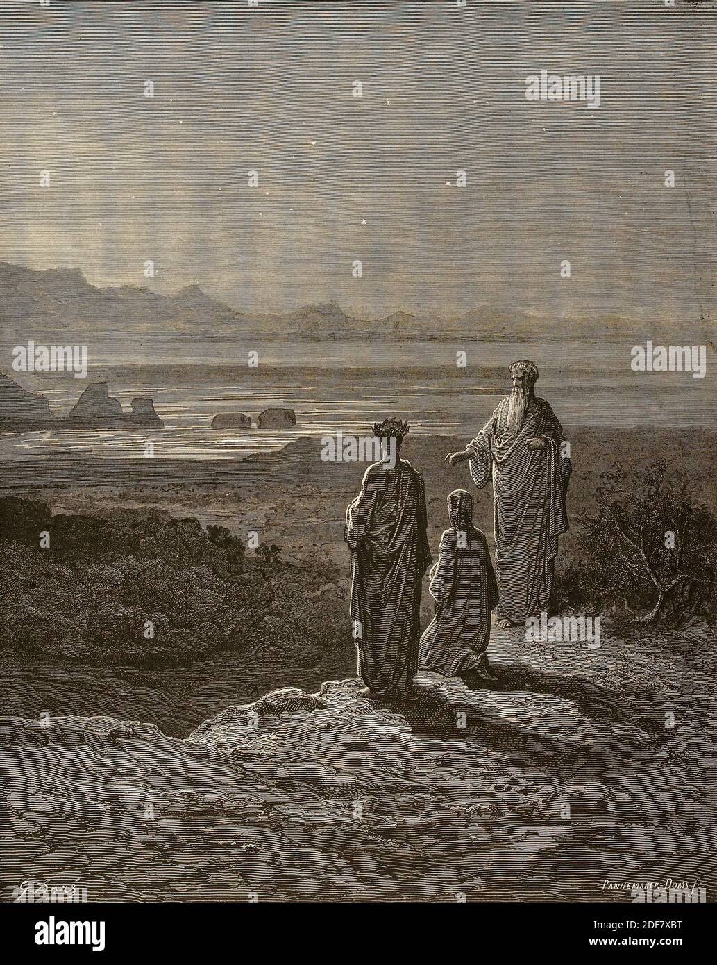 Dante purgatorio cato hi-res stock photography and images - Alamy