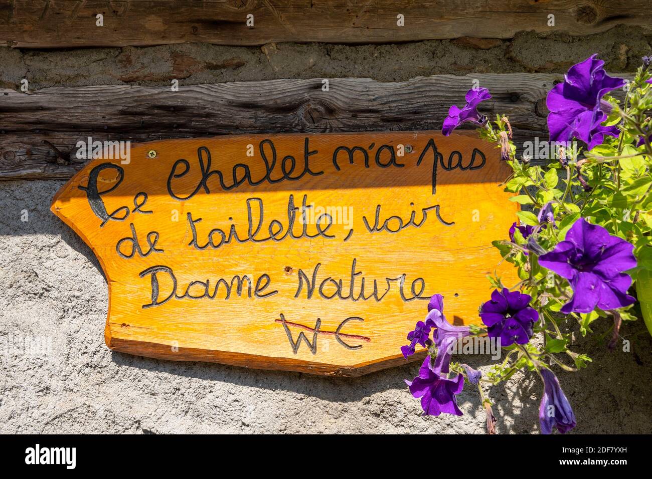 France, Haute Savoie, Chablais massif, geopark, Bernex, Oche tooth ...