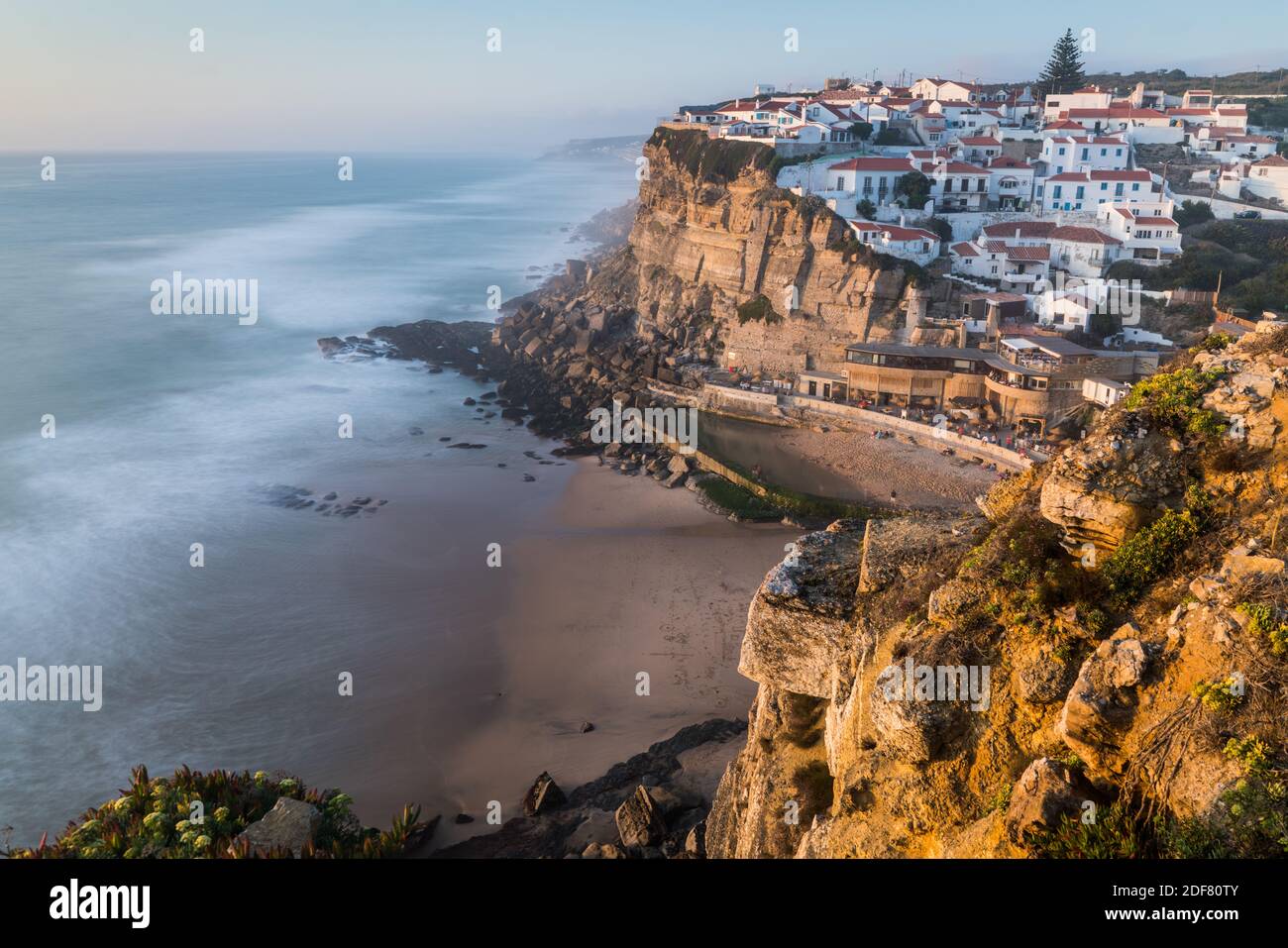 Aerial view of the Azenhas do Mar, Portugal, Europe Stock Photo - Alamy