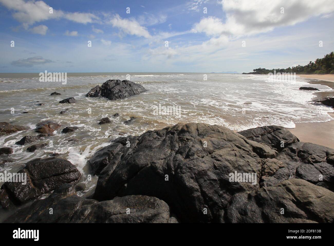 Scenery of Pandan Beach, Lundu, Sarawak, Malaysia, Borneo Stock Photo ...