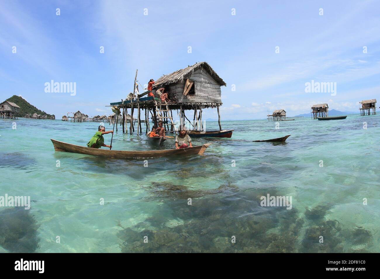Sea gypsy boy boat hi-res stock photography and images - Alamy