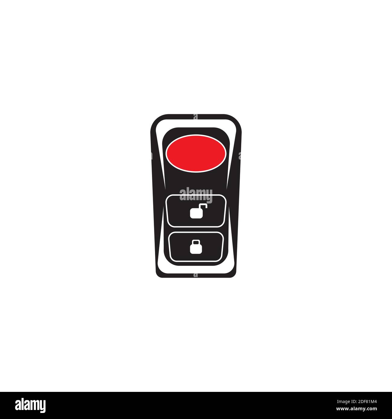 Smart Key System Vector Illustration Template Design Stock Vector Image
