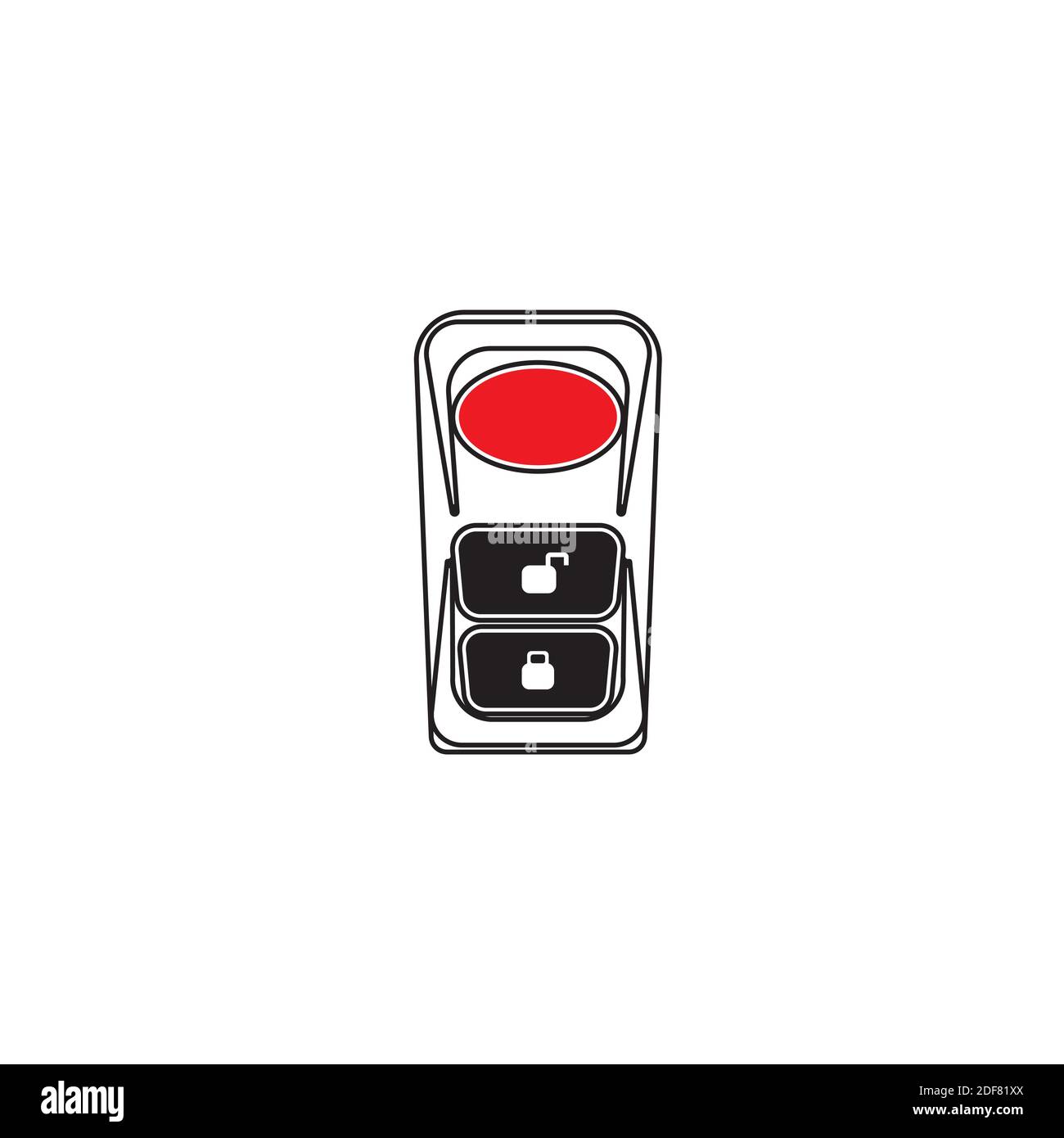 Smart key system vector illustration template design Stock Vector Image ...