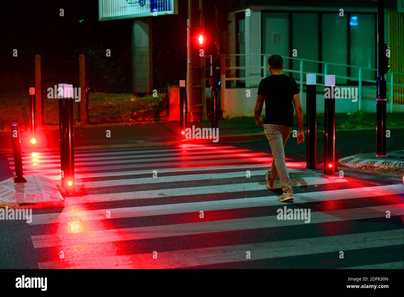 Led street lighting france hi-res stock photography and images - Alamy