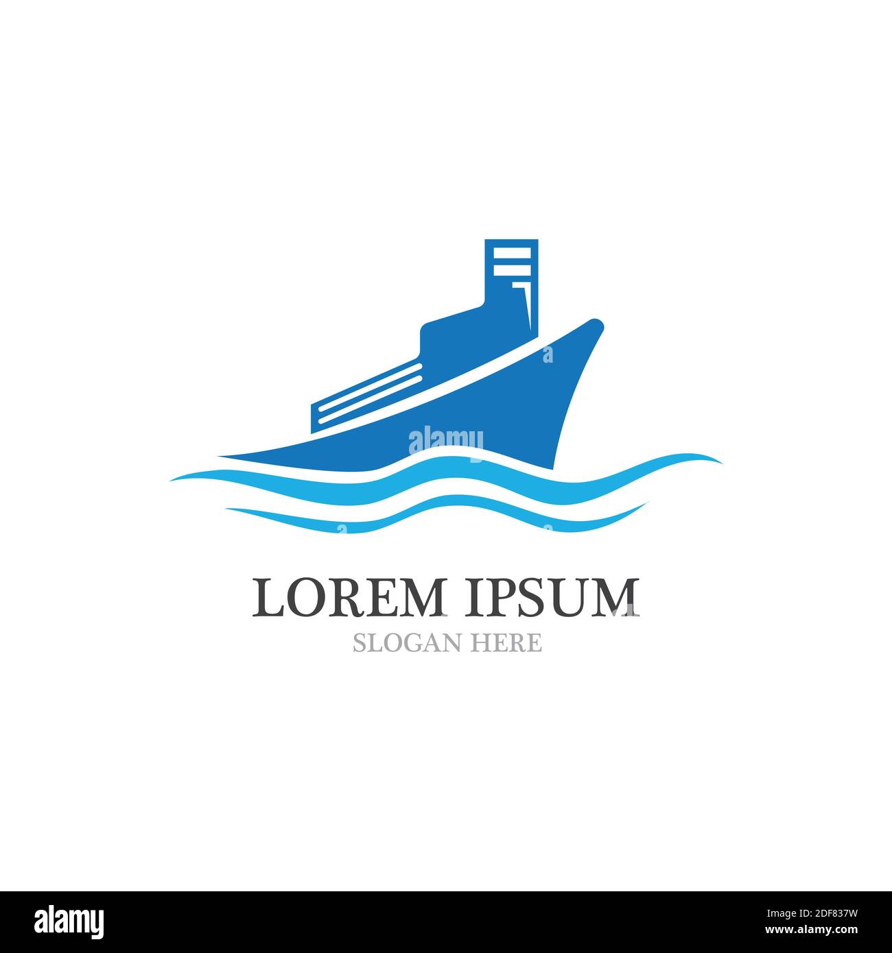 Cruise ship logo images illustration design Stock Vector Image & Art ...