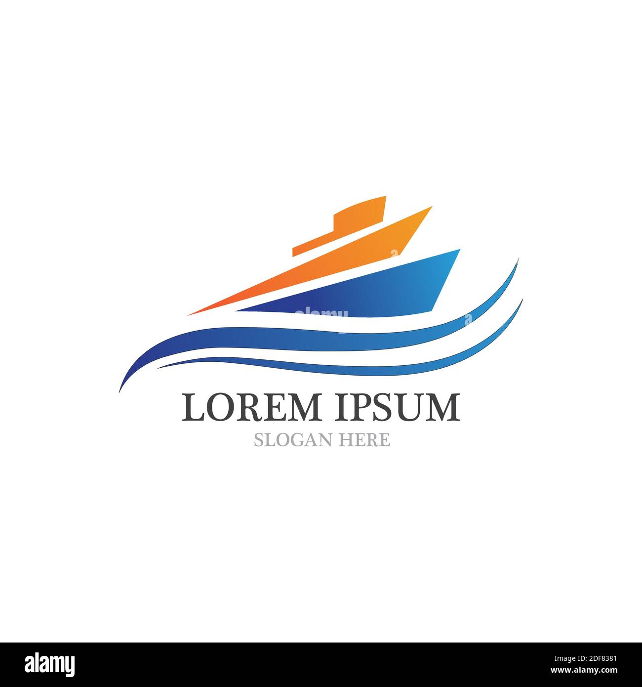 Cruise ship logo images illustration design Stock Vector Image & Art ...