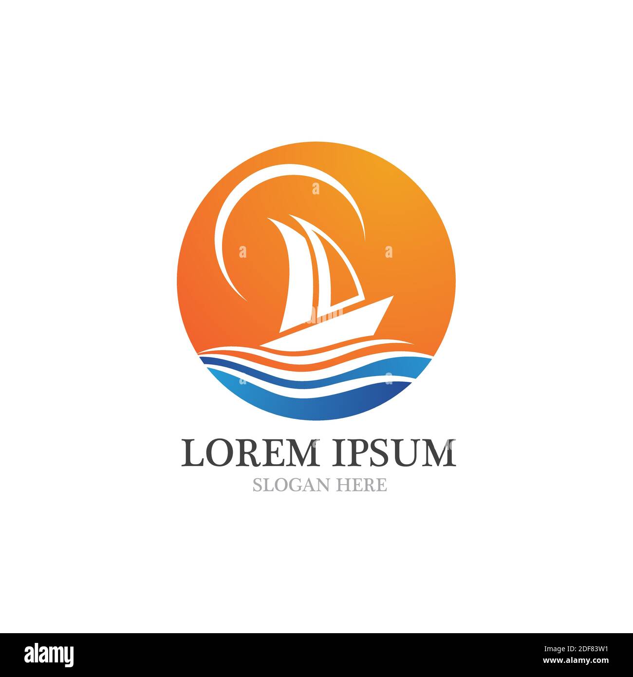 Cruise ship logo images illustration design Stock Vector Image & Art ...