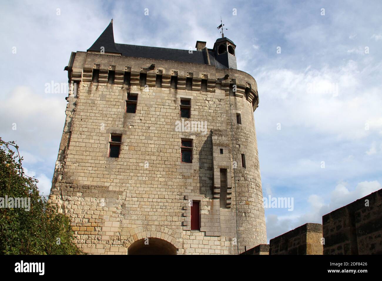 medieval castle in chinon in france Stock Photo - Alamy