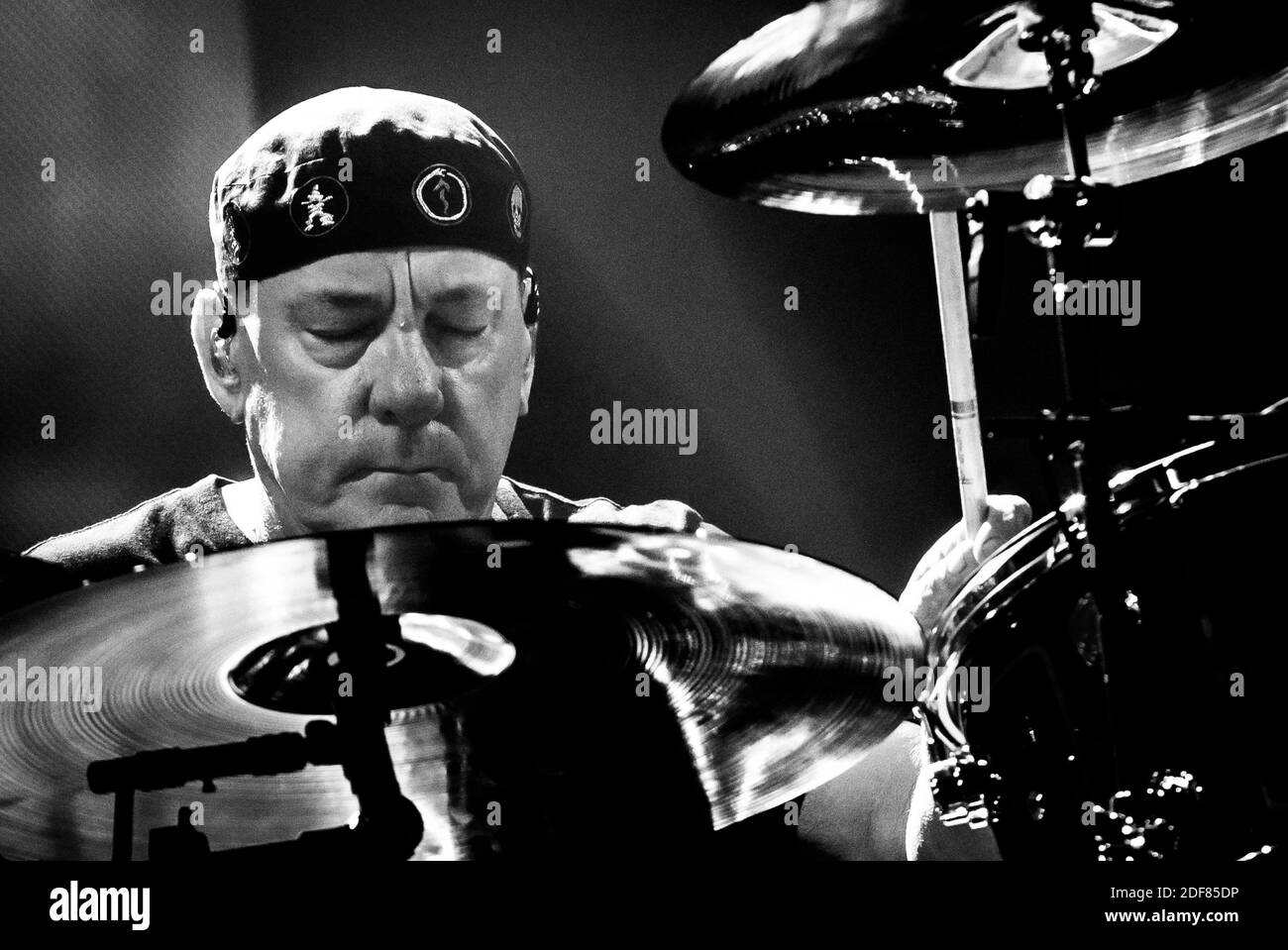 Neil peart rush Black and White Stock Photos & Images - Alamy