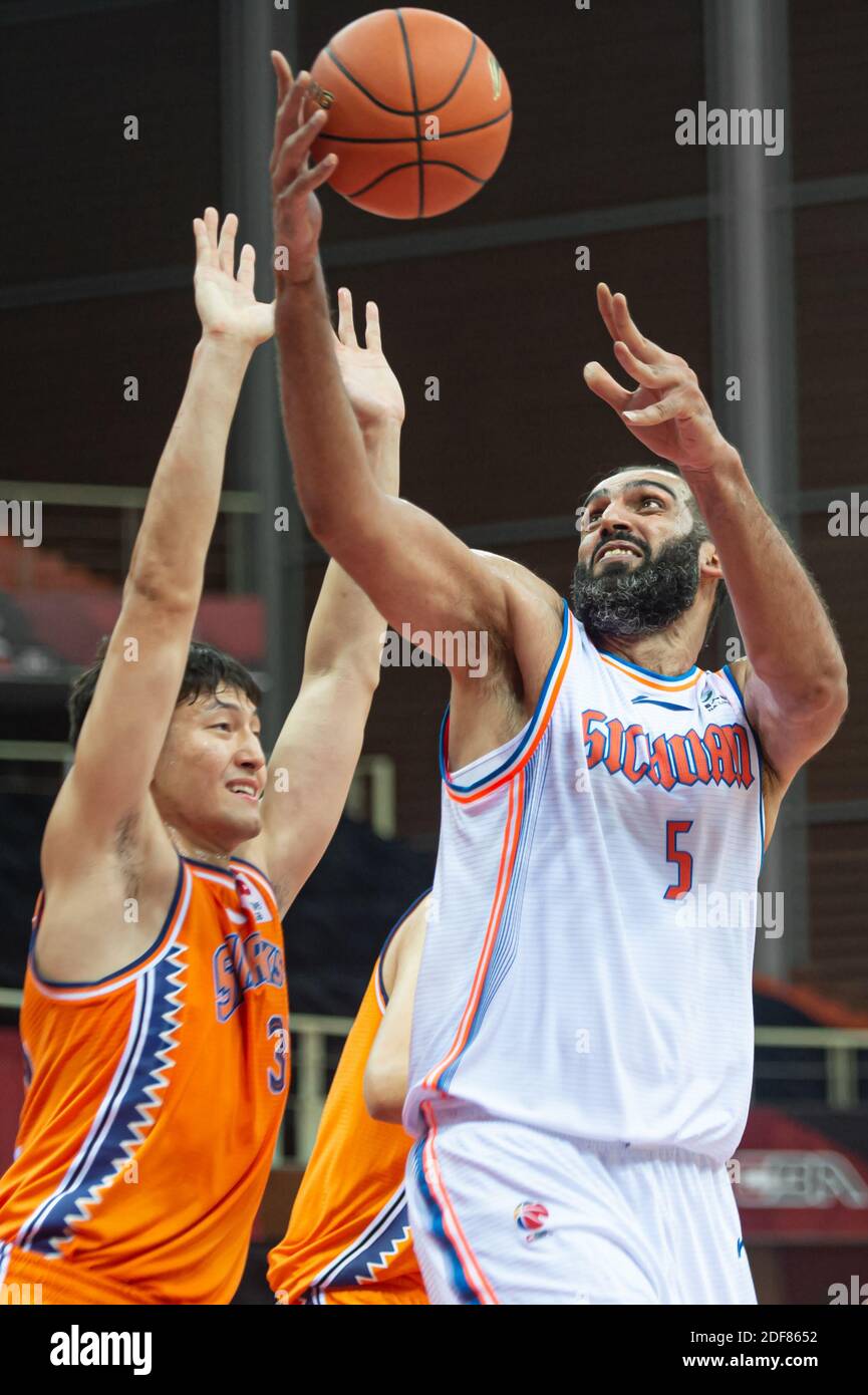 Zhuji, China's Zhejiang Province. 3rd Dec, 2020. Hamed Haddadi (R) of ...